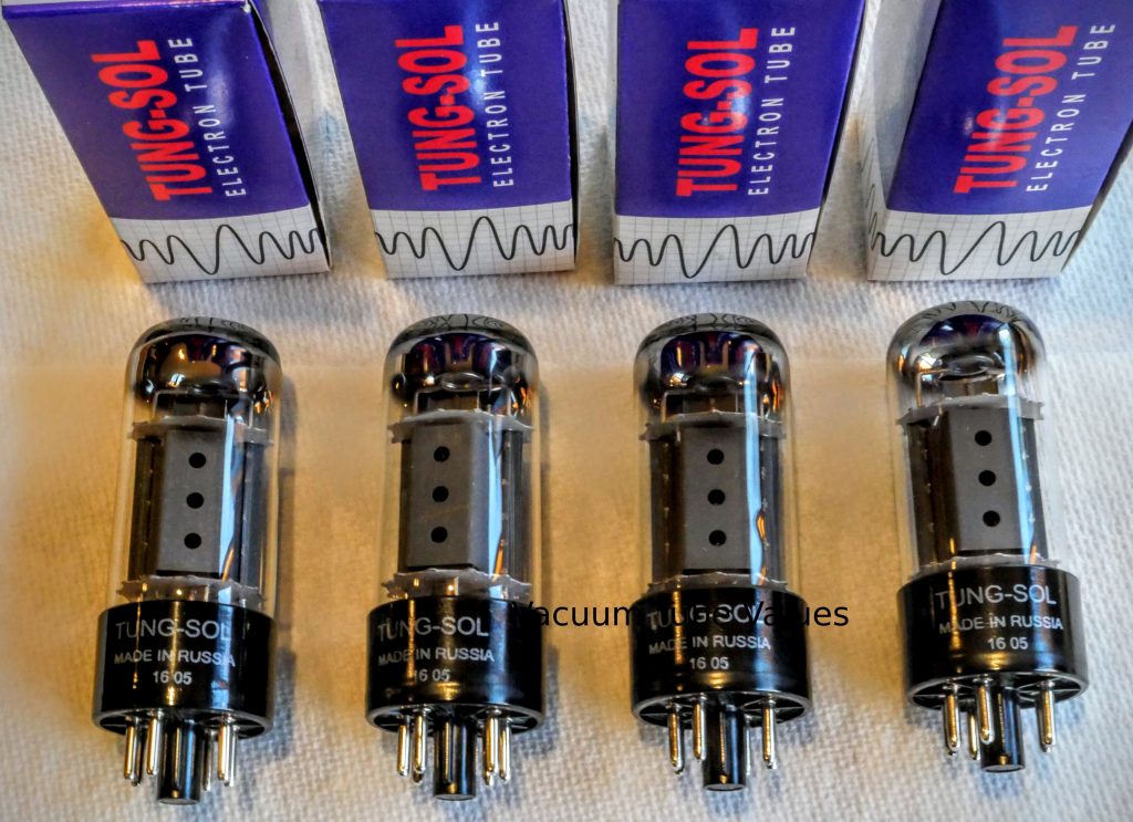 Tung-Sol Factory Platinum Matched QUAD (FOUR) 7591A 7591 - Vacuum Tube Values