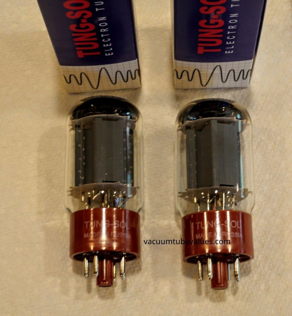 Tung-Sol Factory Platinum Matched Pair 5881 - Vacuum Tube Values
