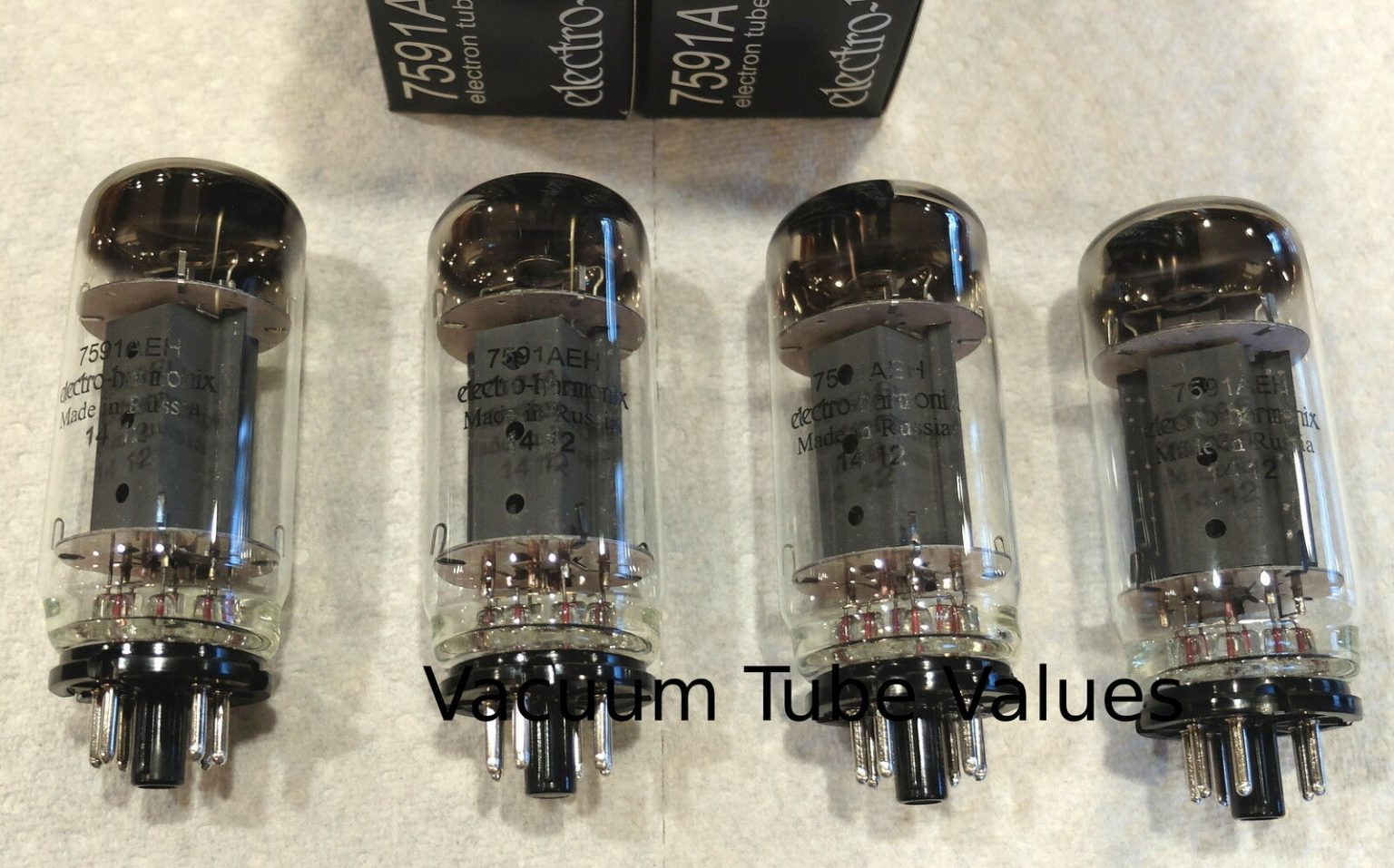 Electro-Harmonix Factory Platinum Matched Quad EH 7591A 7591 7591EH ...