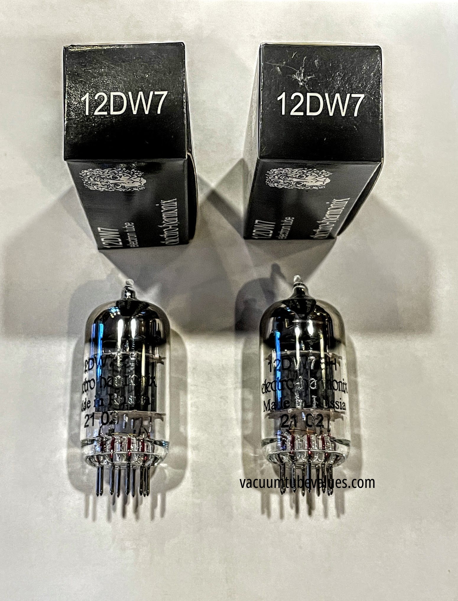 Electro-Harmonix PAIR (TWO) 12DW7 12DW7EH Tubes - Vacuum Tube Values